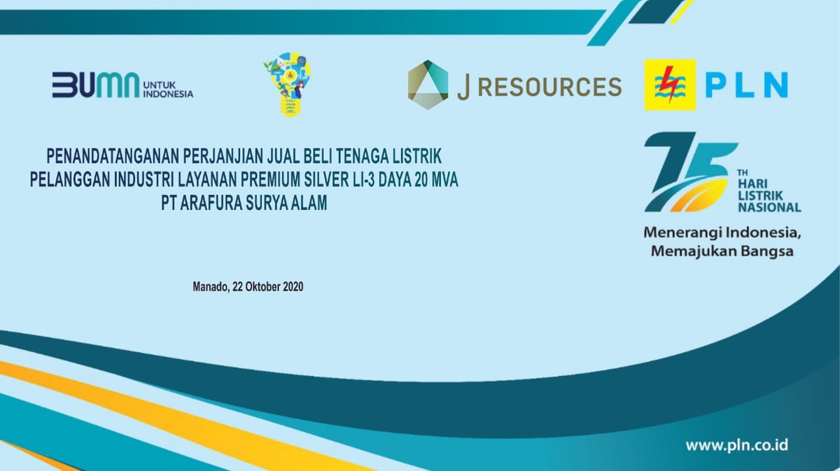 Mulai Kembangkan Tambang Doup, J Resources Tandatangani PJB Tenaga ...